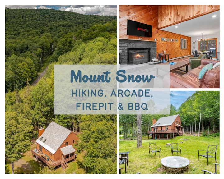 Cozy Villager Chalet | Mountain Views | Firepit - Dover, VT
