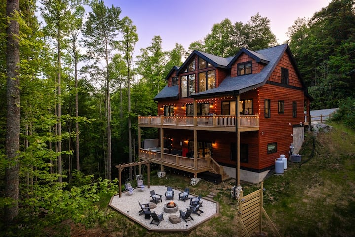 5 Ensuites-theater-hottub-gameroom-boone 12min - Boone, NC