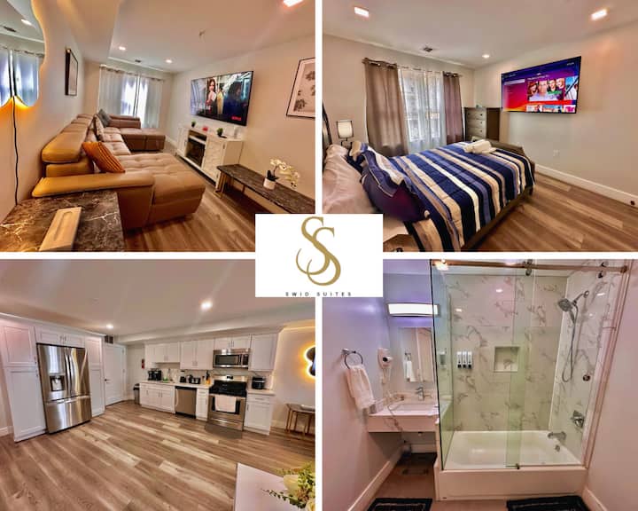 The Modern Suite: Redesigned 2br With Free Parking - Montclair, NJ