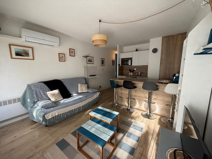 Banyuls, T2, Rez-de-jardin, Parking, Wifi, Clim - Banyuls-sur-Mer