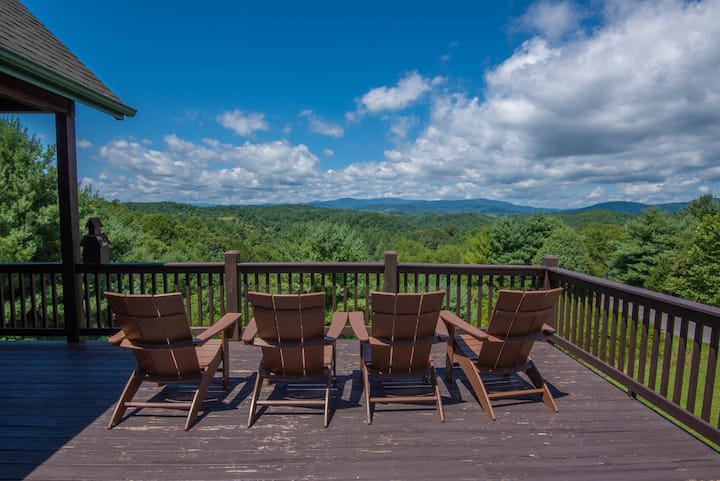 Cloud Rise - Huge Views + Fireplaces - Mouth of Wilson, VA