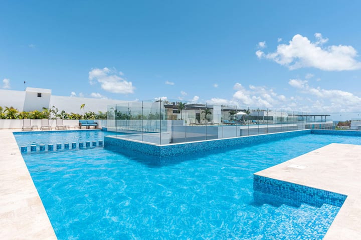 1br In Top Location, 100mb Wifi And Ocean View - Playa del Carmen