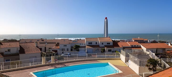 Maisonnette Du Sémaphore – Jardin, Piscine & Parki - Les Sables-d'Olonne