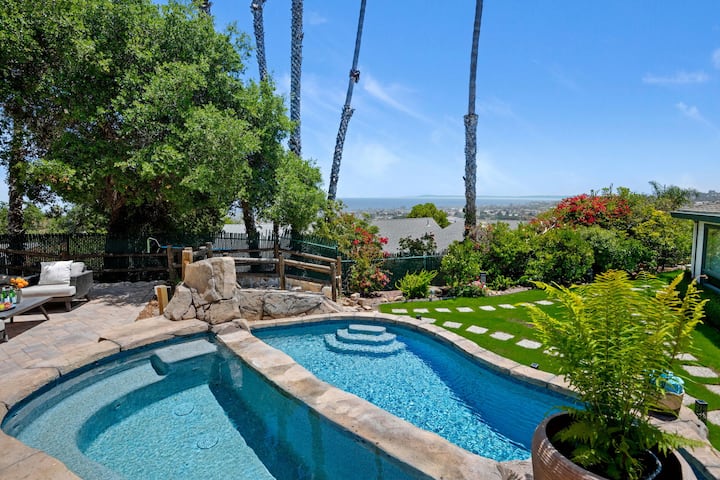 Chic Riviera Home With Stunning City & Ocean Views - Santa Barbara, CA