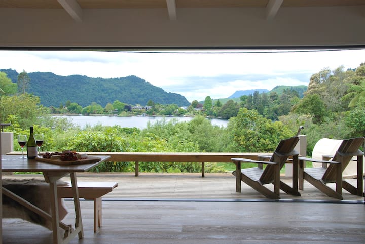 Lake View Okareka - Lake Okareka Holiday Home - Rotorua