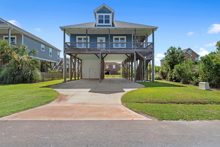 High Tide : Logement Avec Vue Sur L'océan, Proche Des Restaurants - Oak Island, NC
