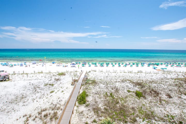 503 | Sunsets + Huge Balcony + Heated Pool! - Fort Walton Beach, FL