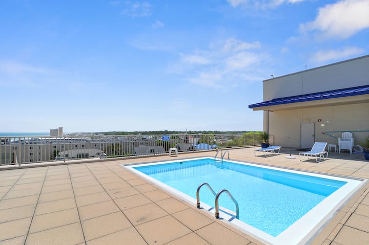 102ocean Views Rehoboth Beach Efficiency Pool Park - Dewey Beach, DE
