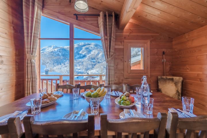 Cosy 4 Bedroom Chalet With Hot Tub, Wifi & Parking - Saint-Martin-de-Belleville