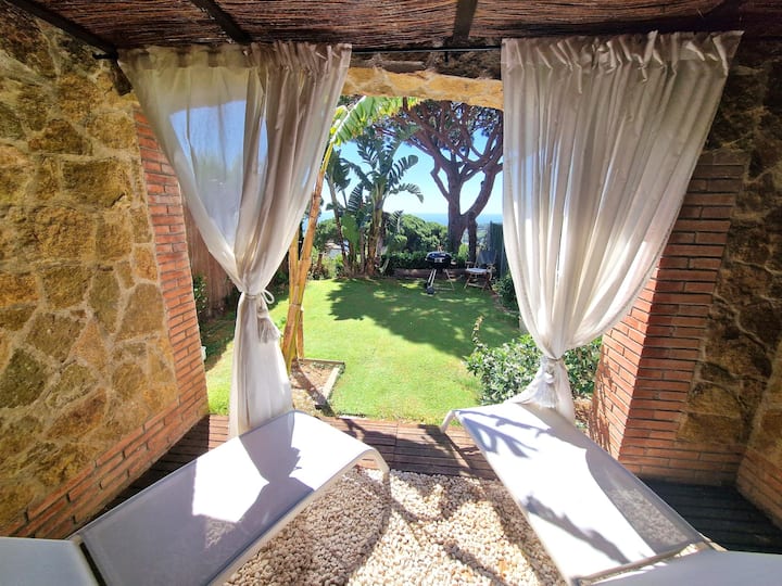 Maison Méditerranéenne Avec Vue Sur La Mer, Jardin Et Terrasse. - Sant Feliu de Guíxols