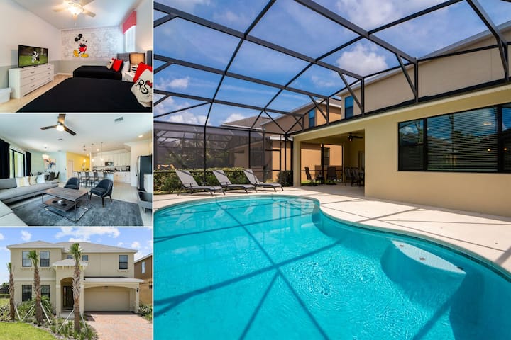 5br, 4.5ba/pool/spa/golf/resort Amenities(2330vd) - Davenport, FL
