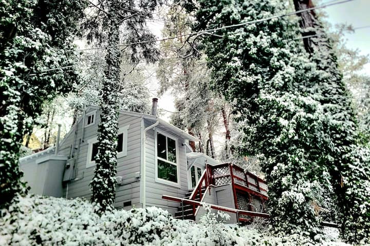 Forest-view 2br | Woodstove | Deck | Fast Wifi - Crestline, CA