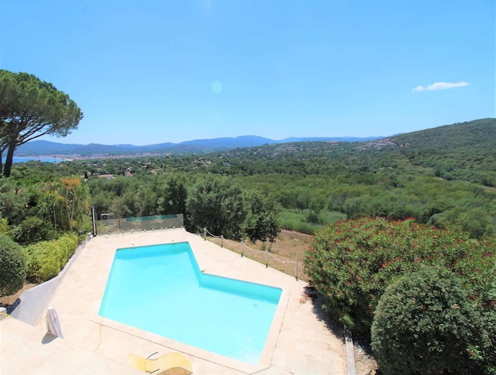 Villa Avec Piscine Et Vue Panoramique - Grimaud