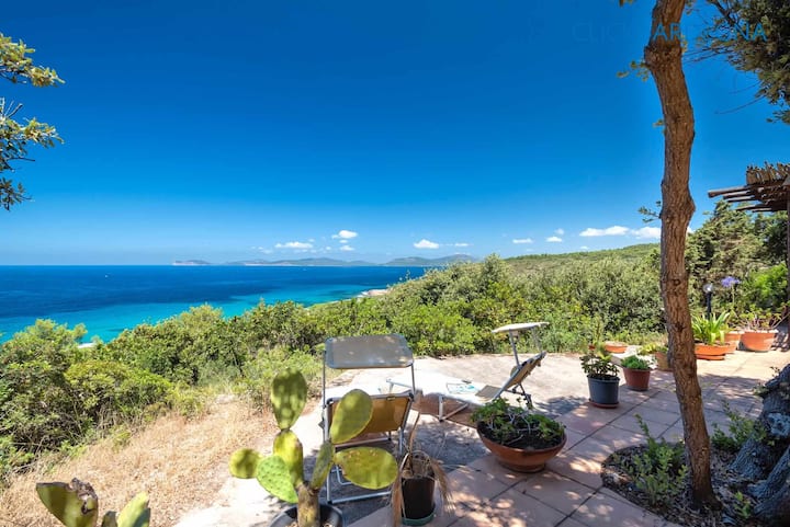 Villa Juliette Avec Vue Magnifique Sur La Mer - Alghero