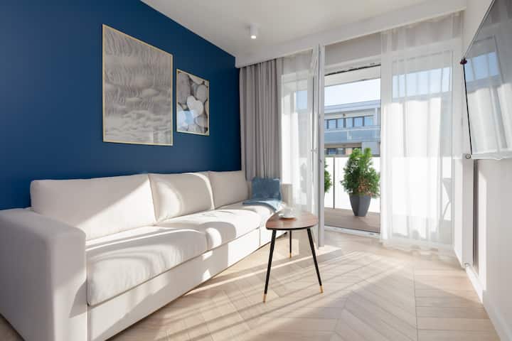 Baltic Wave Kasprowicza 20b | Blue Apartment - Kołobrzeg
