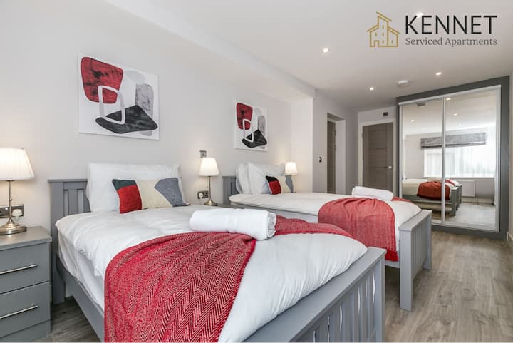 De Luxe-ground Floor-appartement-douche-vue Sur Ja - Reading