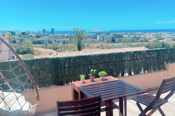 Grand Et Superbe Appart. Vue Panoramique Sur Mer - Marseille
