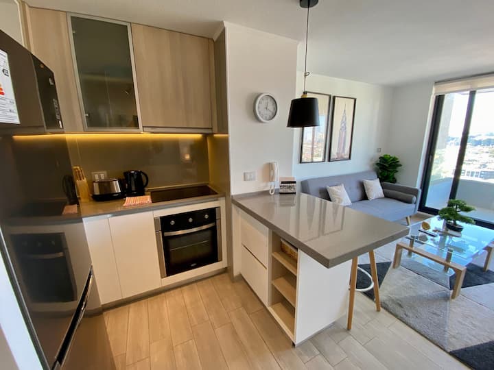 Beautiful Apartment Located In Costa De Montemar - Concón