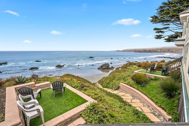 Spectacular Oceanfront Duplex With Stunning Views - Cayucos, CA