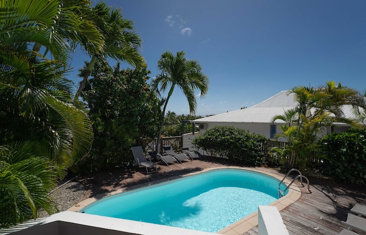 Villa Douceur Caraïbes 500m Des Plages Piscine - Guadalupe