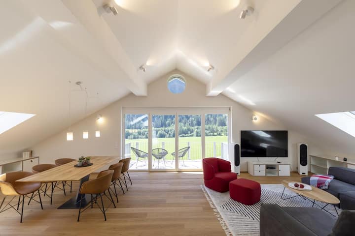 Friedenshöhe 5 – Luxuriöses Penthouse Mit Alpenpan - Bad Kohlgrub