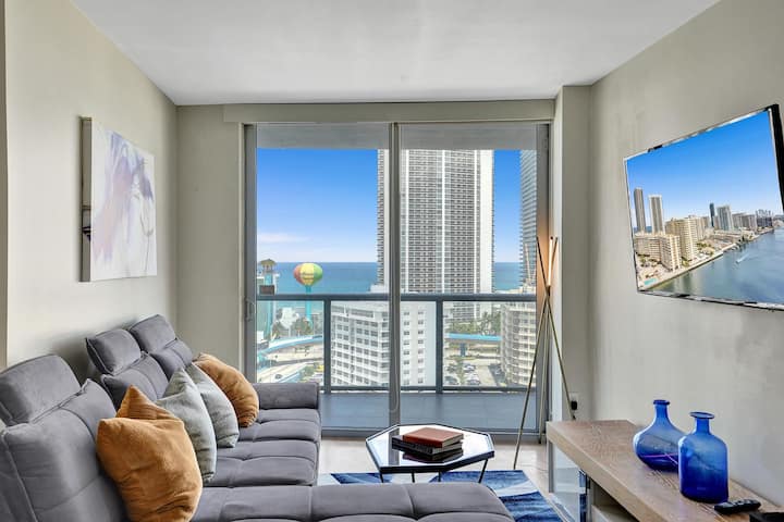 Spacious Luxury Ocean View 4 Bdrs 3baths 1702 - Sunny Isles Beach
