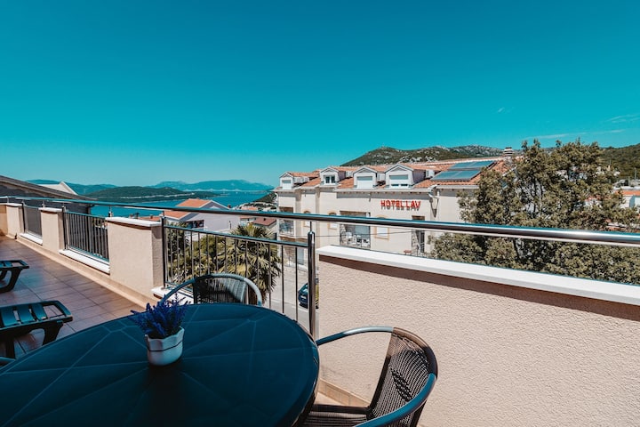 Apartments Božena - Apartment 4 With Balcony And S - Neum