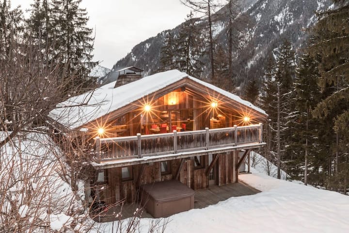Chalet De Luxe Tout Comfort Avec Jacuzzi, Sauna - Chamonix