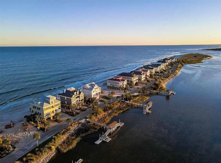 Oceanfront Home On Peninsula-elevator-creekside-2 Pools-litchfield Beach - Pawleys Island, SC