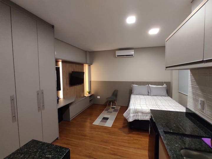 Lindo Apartamento Studio No Centro Da Cidade - Foz do Iguaçu