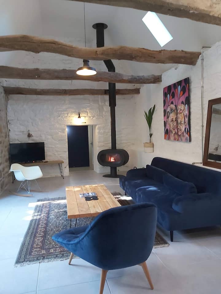 Glas Penty-cottage-design-douche-vue Sur Jardin - Douarnenez