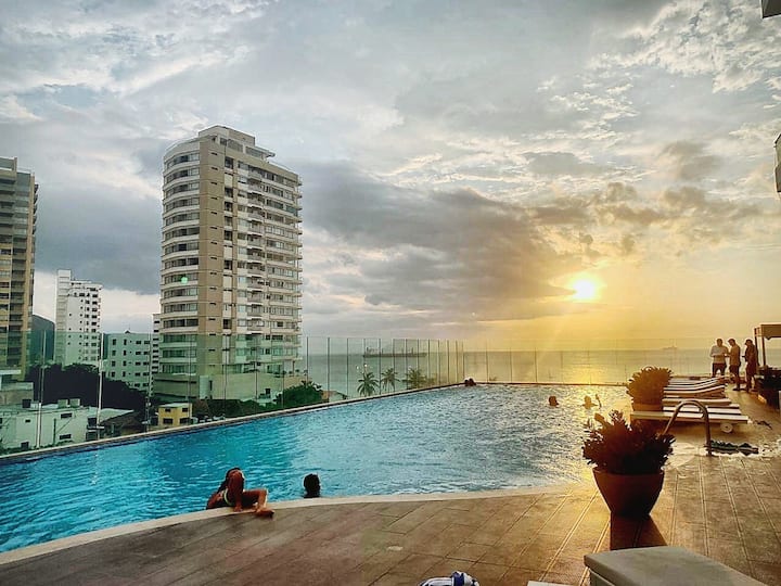 Amazing Apartment Sea Views Grand Marina - Santa Marta, Colombia