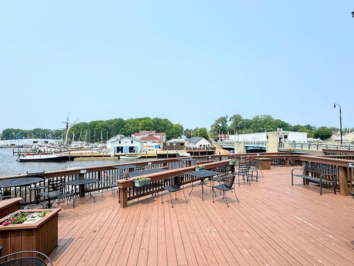 Downtown Riverfront Condo | Sunset Viewing Deck - South Haven, MI