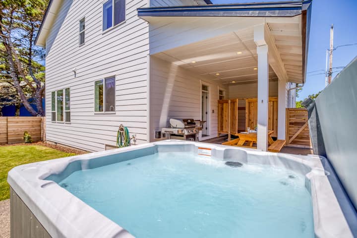 Hot Tub-3 King Bedrms-bonus Bunk Rm-white Sand - Lincoln City, OR
