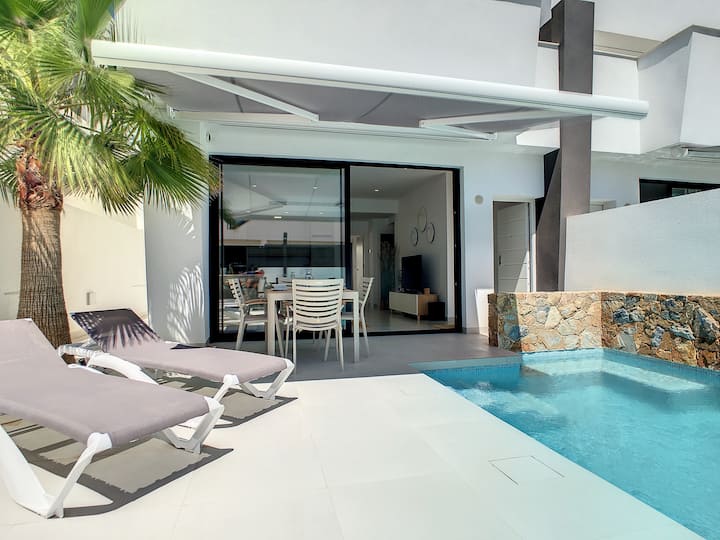 Villa With Private Pool And Roof Terrace - San Javier