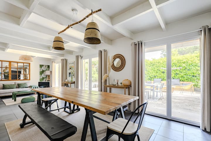 Maison Familiale Avec Spa à 2pas Du Lac,gde Escour - Lacanau