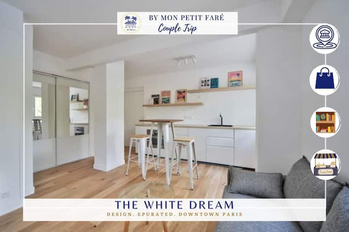 Le Rêve Blanc -Lumineux & Cosy- Studio Indépendant - Paris