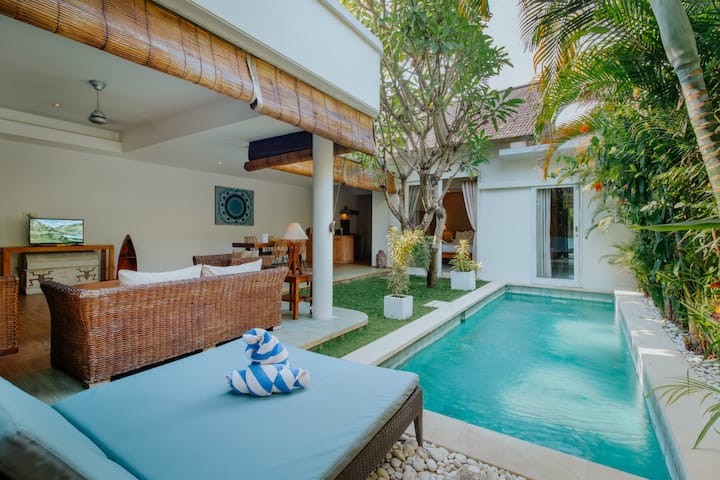 Cozy & Private 1 Bed Pool Villa In Trendy Umalas - Seminyak