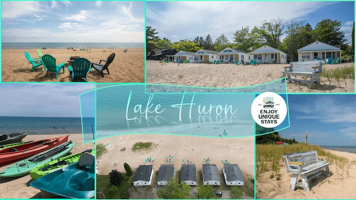 New Renovated Bathroom & New Roof - Lake Huron 2! - Harrisville State Park, Harrisville