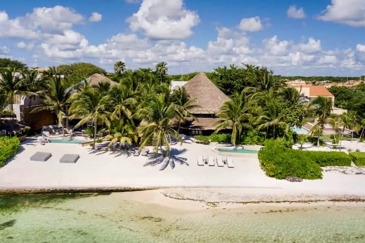 Puerto Estate - 11br Beachestate W/ Full Staff - Puerto Aventuras