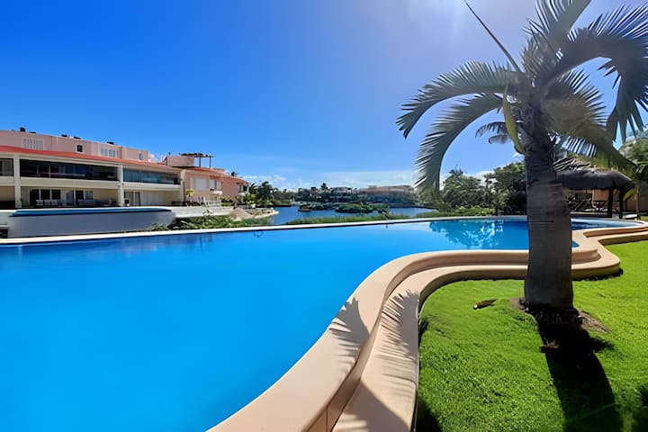 Bay Blue, 2 Chambres Sur La Lagune, Près De La Pla - Puerto Aventuras