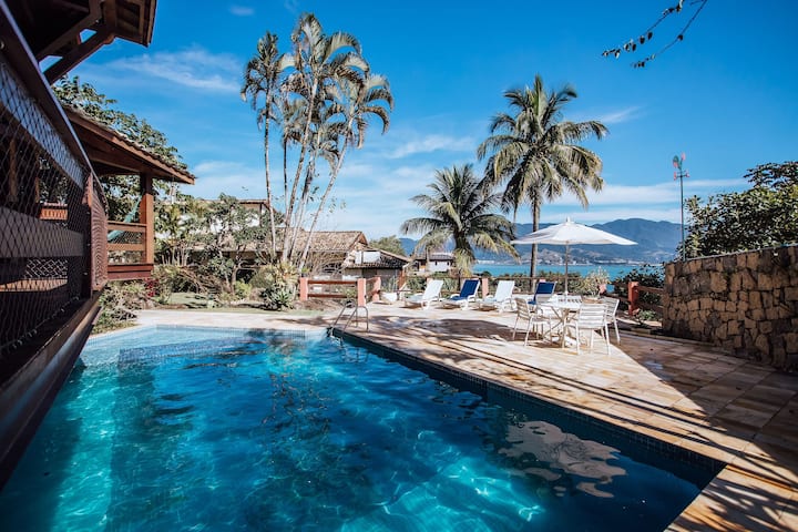 Casa No Engenho, Com Piscina E Vista Incrível - Ilhabela