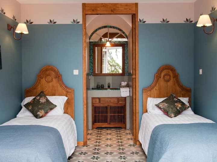 Chambre Twin Vue Sur Jardin Aux Jardins De L'hacie - Tarare