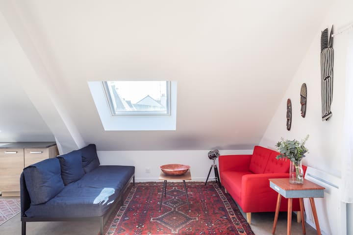 Teranga - Studio Avec Grande Terrasse Dans Rennes - Rennes