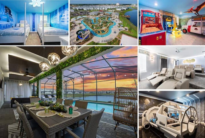 Lakeview Luxury Villa In Storey Lake - Kissimmee, FL