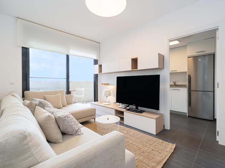 Appartement Vue Front De Mer Et Piscine 1min Plage - L'Ametlla de Mar