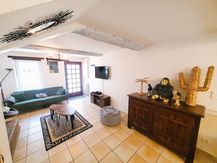 La Tomette, 3 Chambres Avec Joli Patio - Réserve Africaine de Sigean