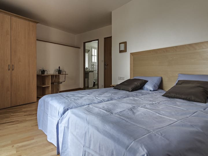 Chambre Twin Standard Douche Avec Un Balcon à Hôte - Forcalquier