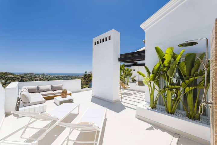 Altos La Quinta | Sea View Duplex Penthouse - Benahavís