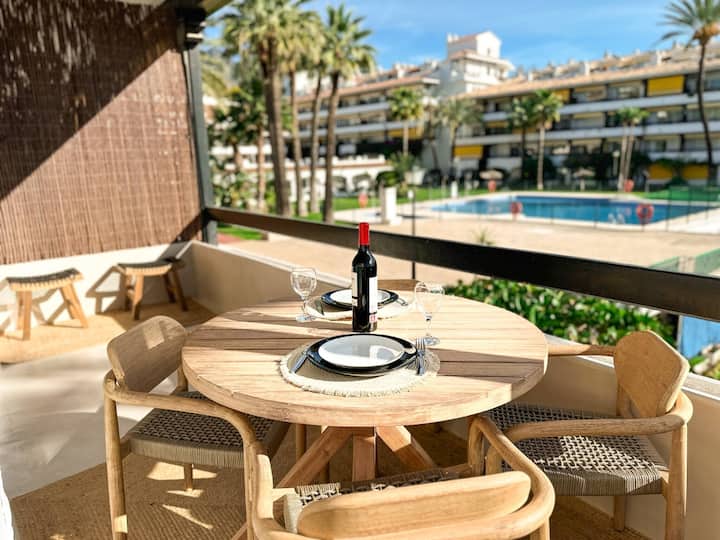 Studio In Private Urbanization Next To The Sea - Marbella